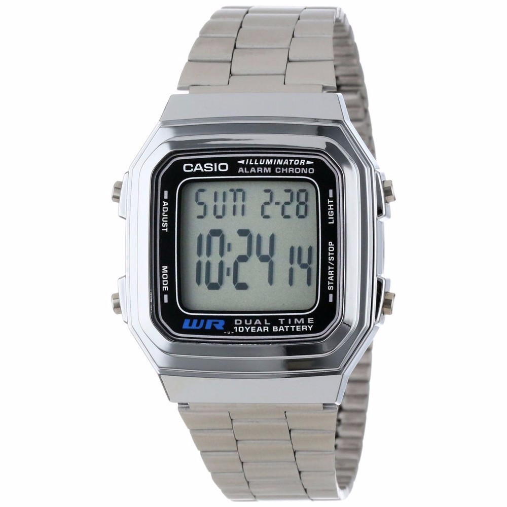 Relógio Casio A178 Prateado wa-1a Unissex Digital Vintage Original ...