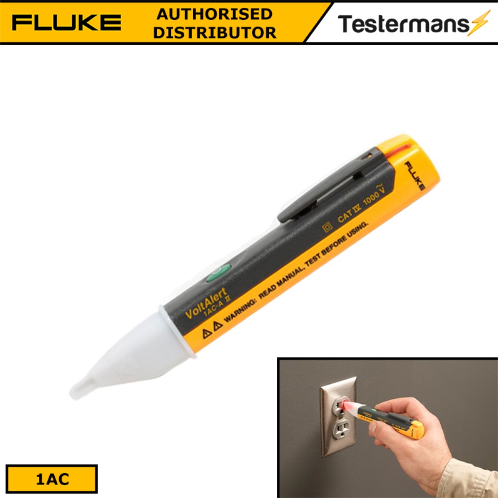 Fluke 1AC II Volt Alert Voltage Detector - Volt Stick Electrical Pen ...