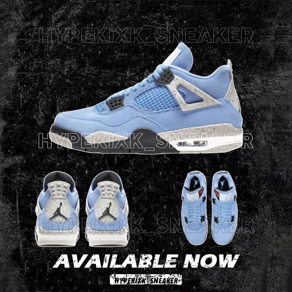 air jordan 4 Retro'universitário Azul ct8527 400 Tênis Masculino E ...