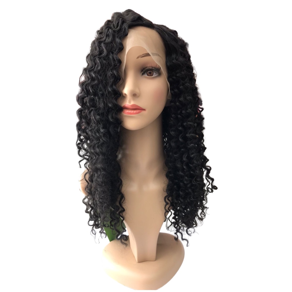 Peruca Front Lace Cacheada Janet Modern Girl Natural 230G | Shopee Brasil