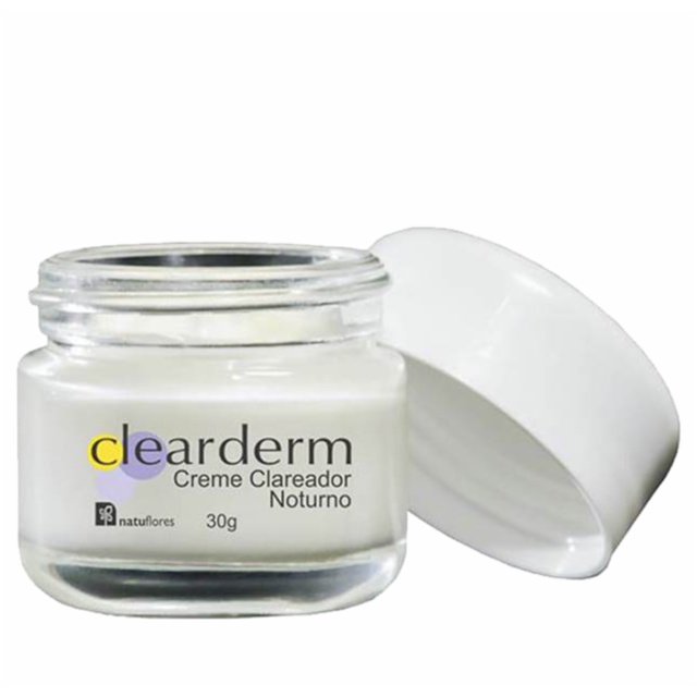 Creme Clareador Noturno 30g Clearderm | Shopee Brasil