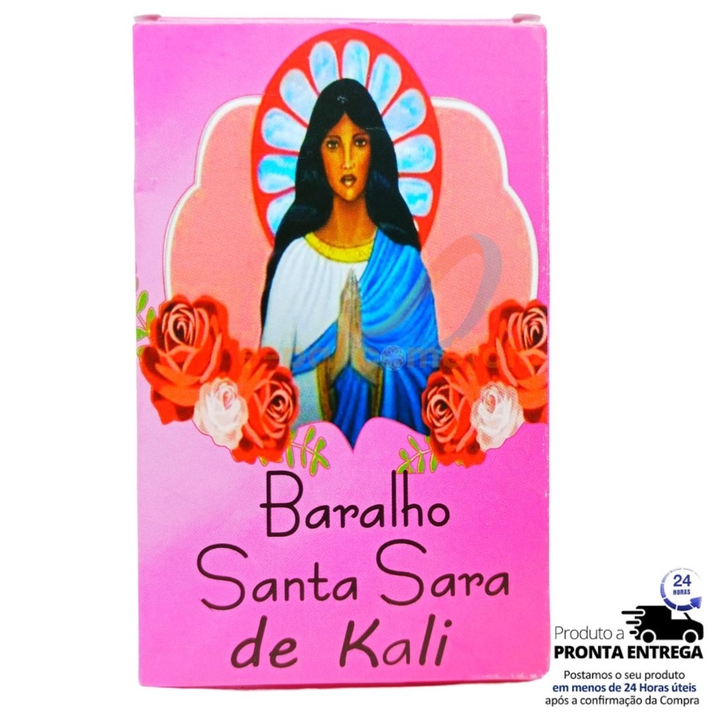 Baralho Cigano Tarot Santa Sara De Kali Com 36 Cartas De Tarot Rosa Auto Explicativas Oráculo