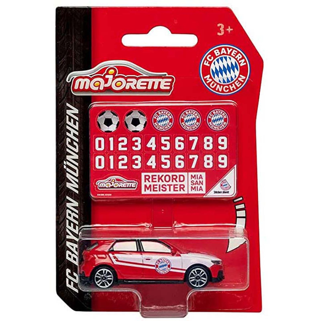 Miniatura - 1:64 - Audi A1 Sticker 01 - FC Bayern Munchen - Majorette ...