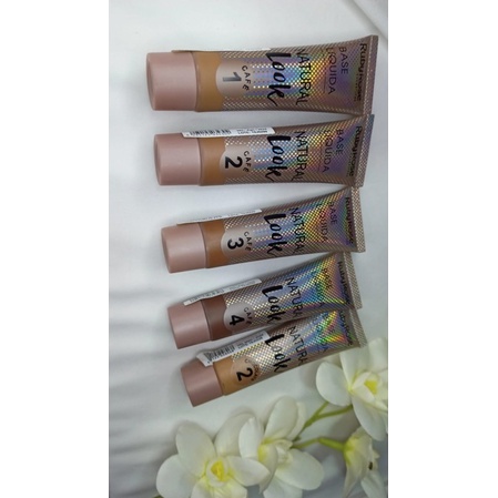 Base Ruby Rose Natural Look - Café | Shopee Brasil