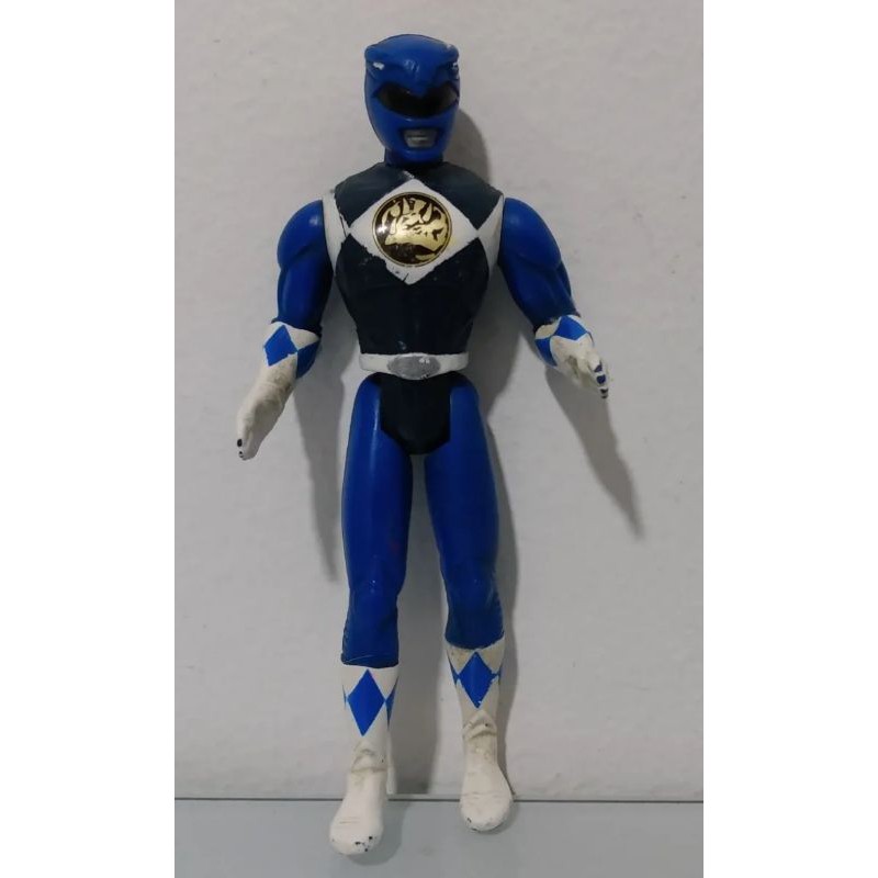 Power Rangers Mc Donald's 1995 Ranger Azul Mede 10 Cm | Shopee Brasil