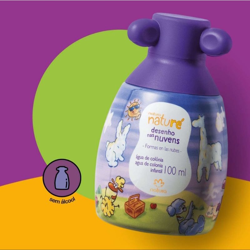 Perfume infantil Naturé desenho nas nuvens água de colônia Natura 100ml ...