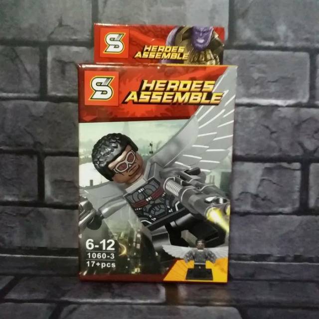 Marvel Lego Falcon Infinity War Bootleg | Shopee Brasil