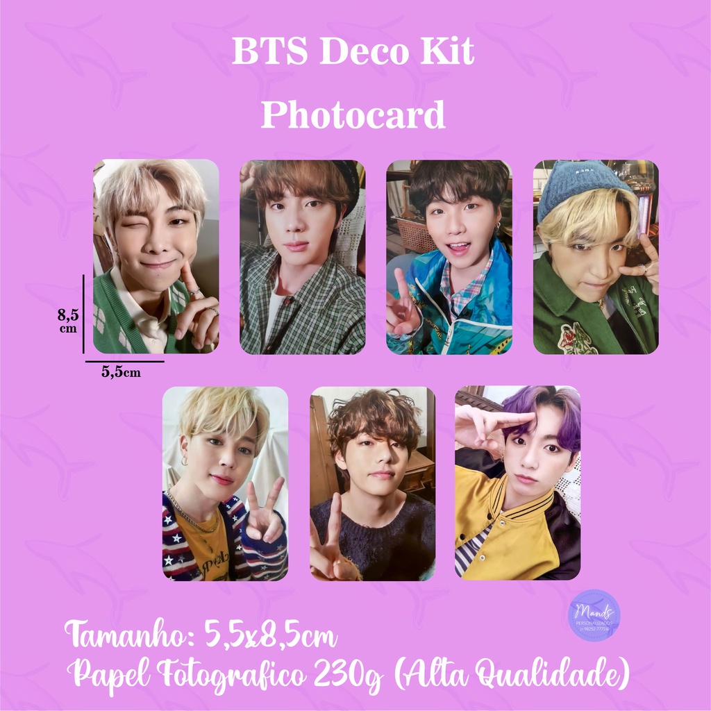 Kit BTS Deco Kit Photocard | Shopee Brasil