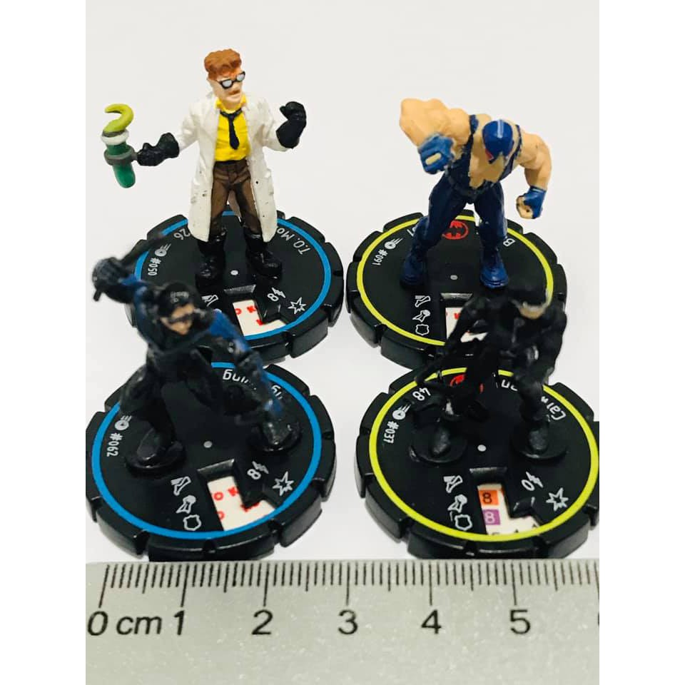 HEROCLIX - DC COMICS - LOTE COM 4 HEROCLIX DA LINHA BATMAN : BANE ...