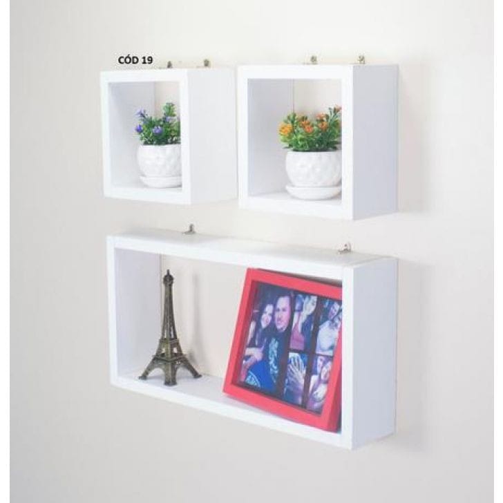 Kit Com 3 Nichos,nicho Para Decoração,nicho Em Mdf,nicho Para Quarto ...