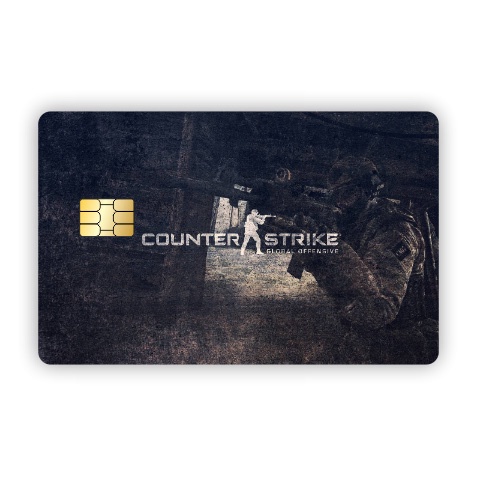 Adesivo Para Cartão Credito Debito Skin Card Pelicula Protetora Cartão Csgo | Shopee Brasil