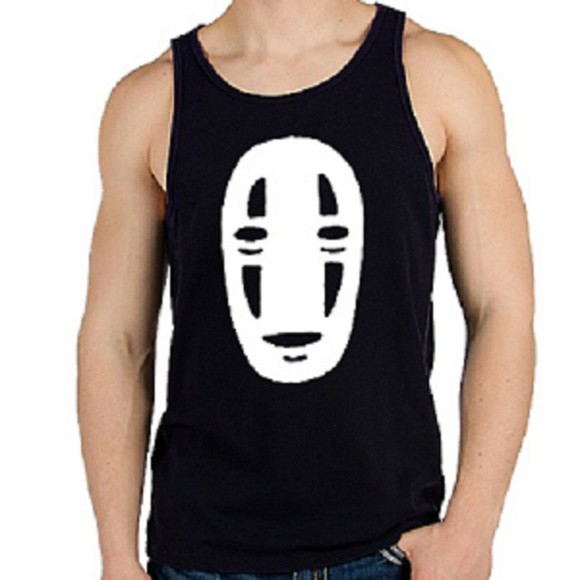 Camiseta Regata Masculina Viagem De Chihiro Sem Rosto Anime Mangá ...