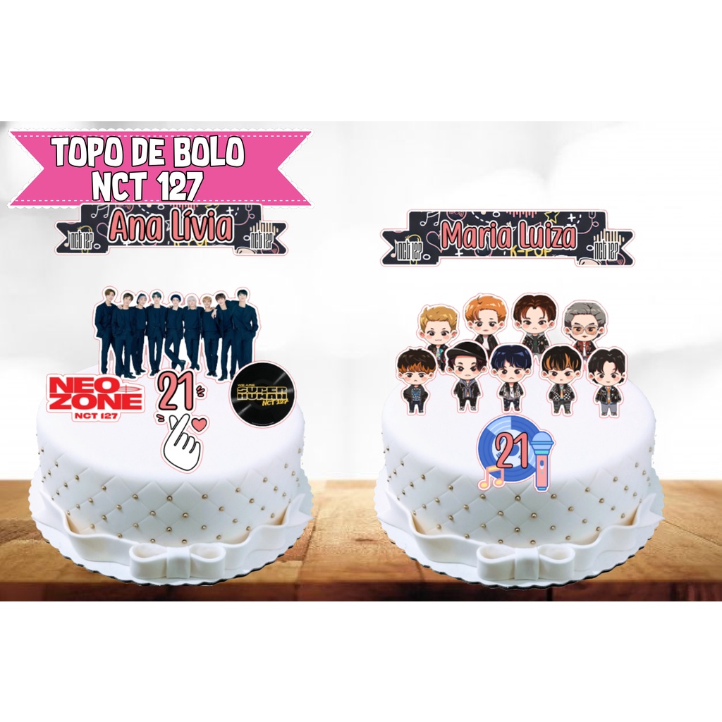 Topo de Bolo Personalizado - Decoração para Bolo - Topper Cake - Tema ...