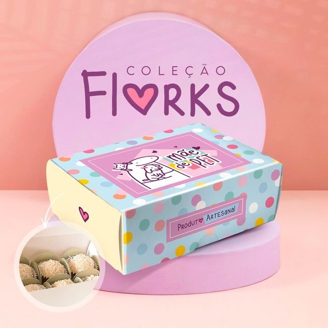 Caixa Flork "Mãe De Pet" - Linha Florks (10 unidades) | Shopee Brasil