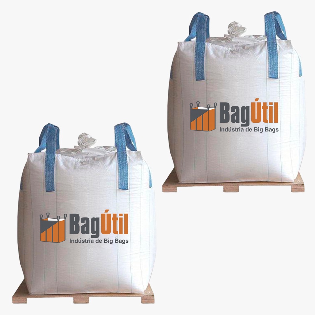 2 Sacos Big Bag 120x90x90 Tampa Superior Base Fechada Ref-c2 | Shopee ...