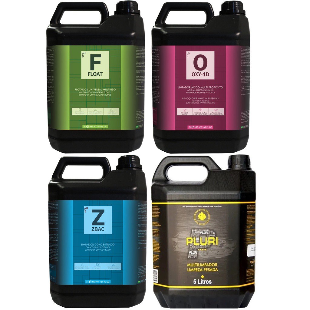 Kit limpeza Easytech 5 litros Float / Oxy2 / Zbac / Pluri | Shopee Brasil