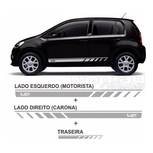 Adesivo Letral E Traseira Vw Up Tsi Confortline Gti Sport | Shopee Brasil