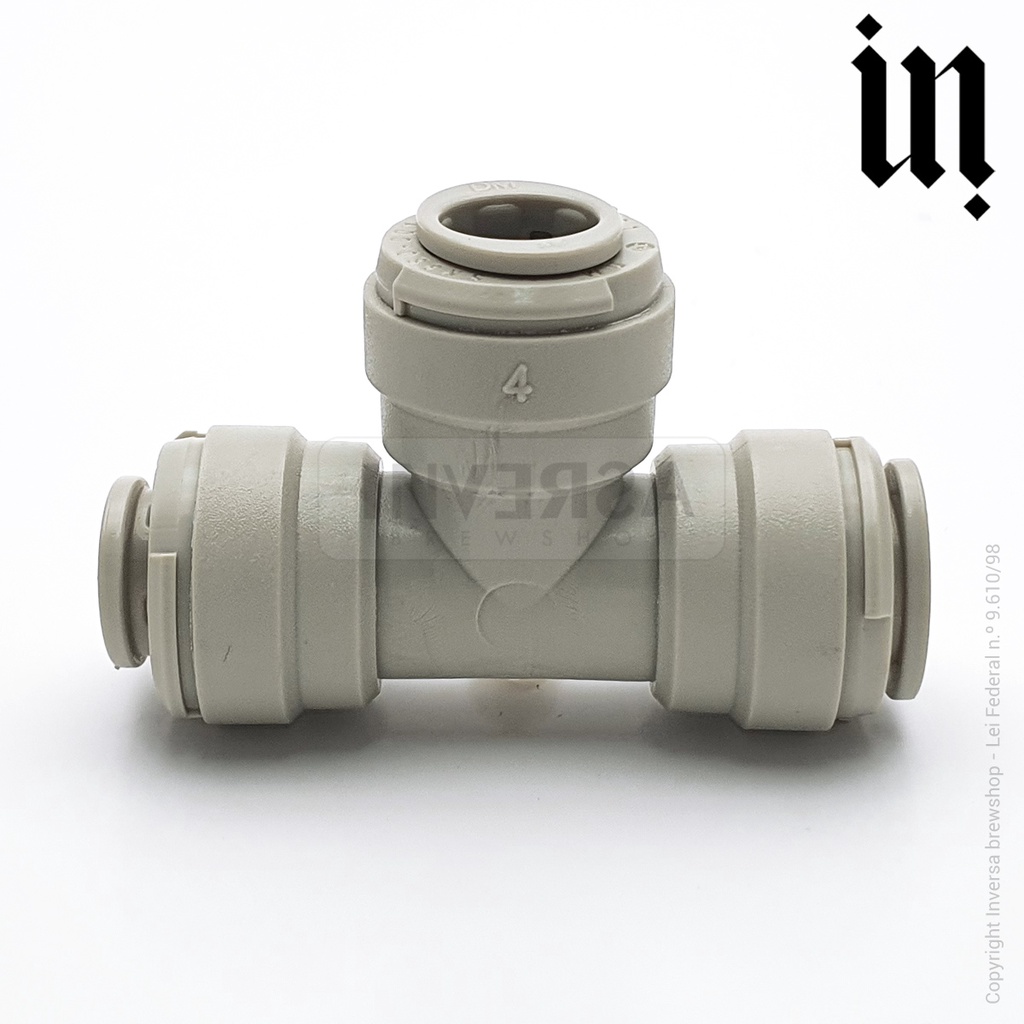 Engate Rápido Dmfit União T 3 X 3/8" Engate Dm Fit Tê. T, Te | Shopee Brasil