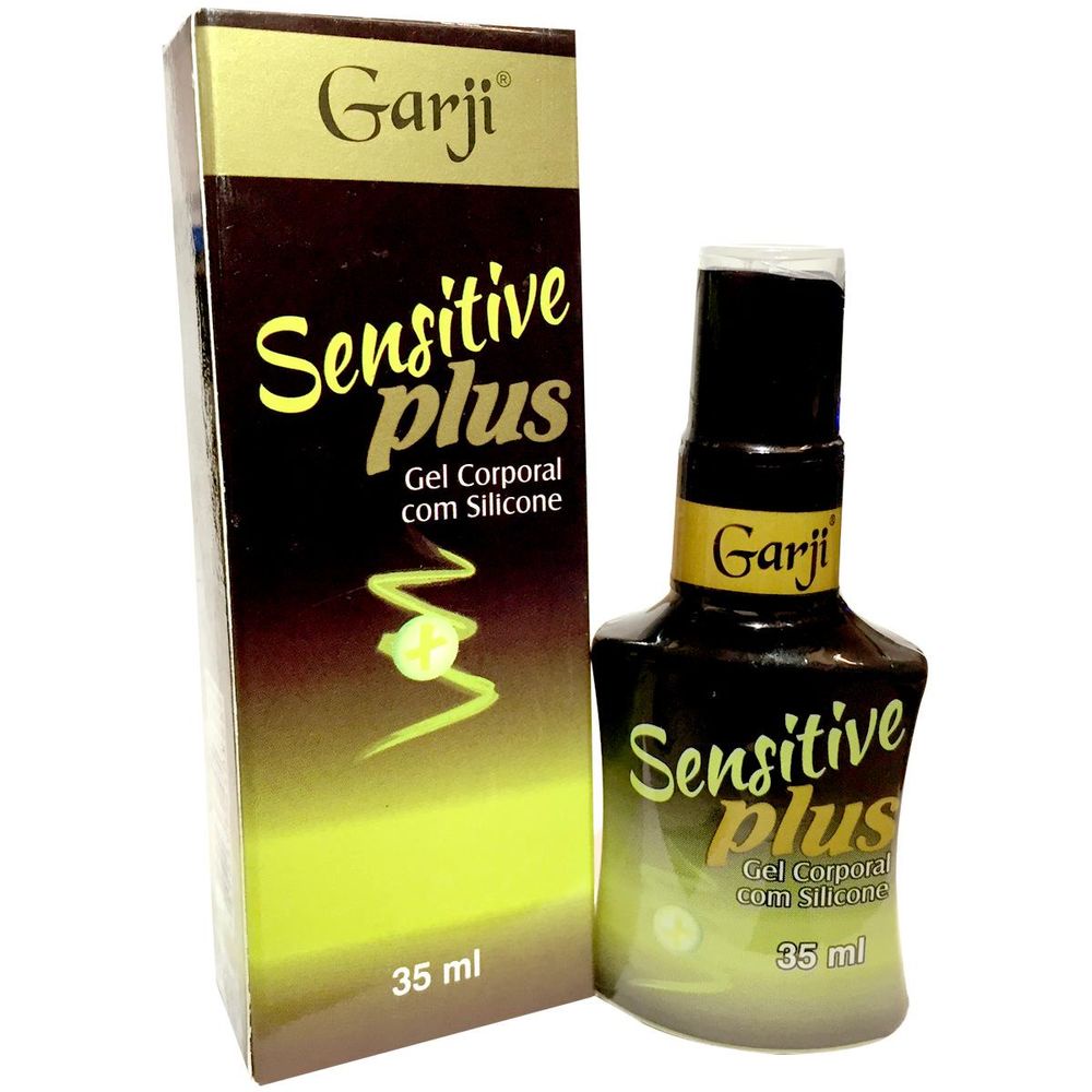 GEL CORPORAL COM SILICONE SILICONADO SEXO ANAL DESSENSIBILIZANTE SENSITIVE PLUS 35G GARJI ...