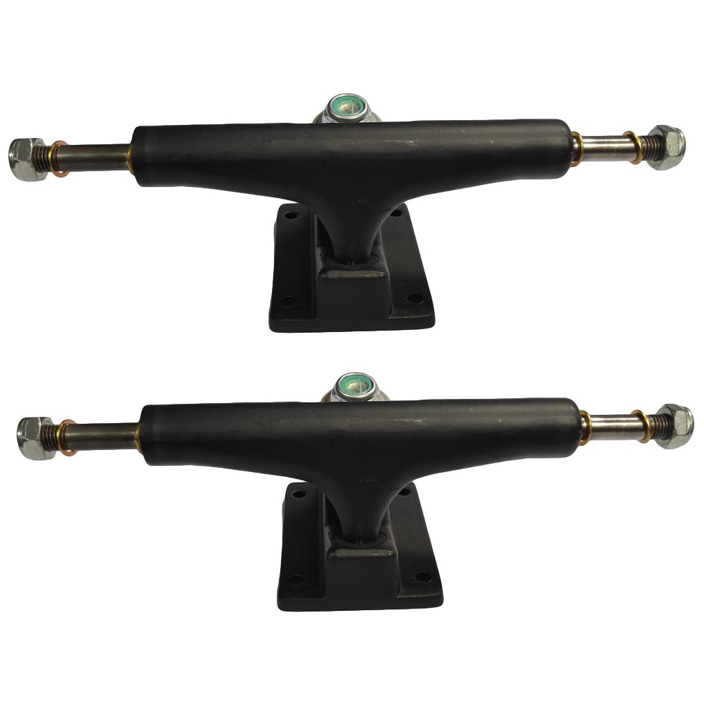 Truck 129mm Preto Nacional Bom 2 Eixos Skate Skateboard Nota Fiscal ...