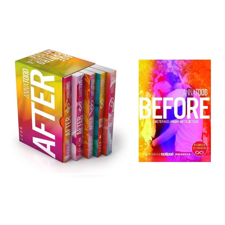 Box Coleção Completa After + Before (6 Livros ) Anna Todd | Shopee Brasil