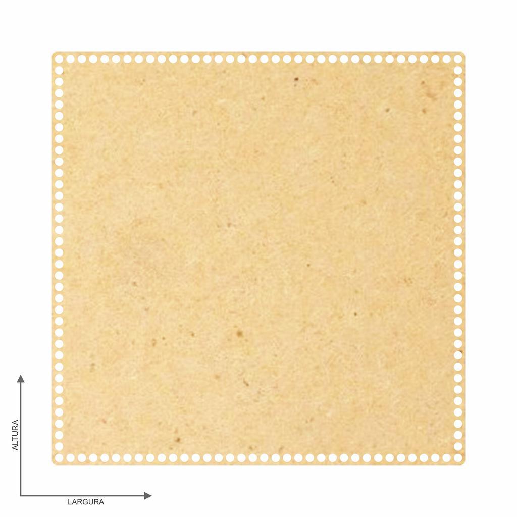 Base MDF Quadrada Fio Malha 40x40cm | Shopee Brasil