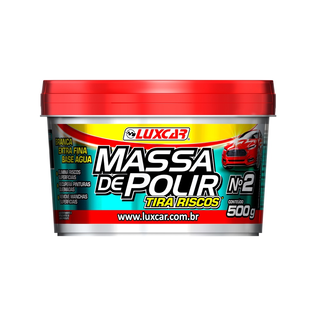 Massa de polir tira riscos luxcar 500g | Shopee Brasil