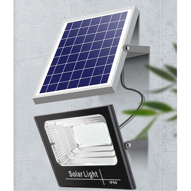 Refletor Solar Led Holofote 30w Placa Solar | Shopee Brasil