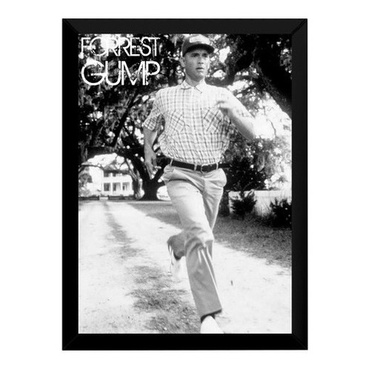 Quadro Corre Forrest Gump Filme Foto Poster Moldurado | Shopee Brasil