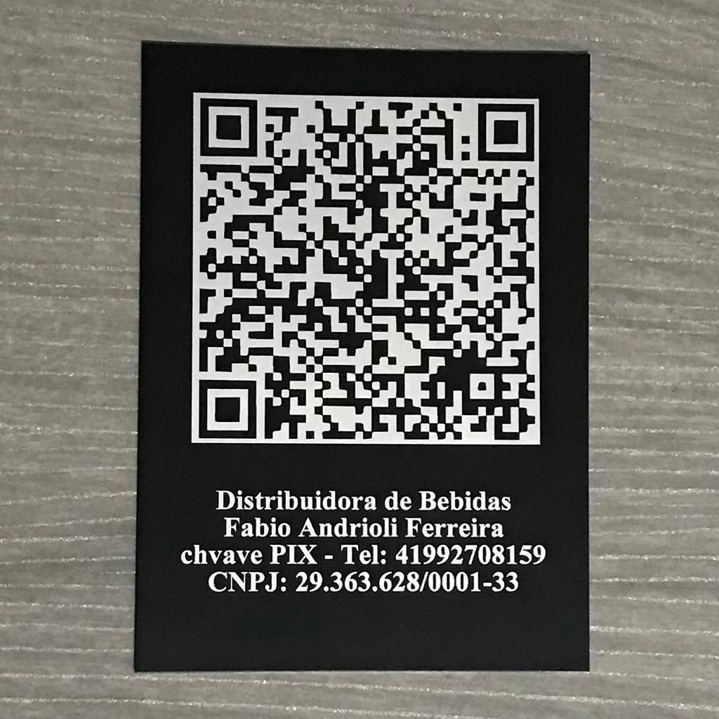 Placa QR Code Recebimento PIX Gravada a Laser | Shopee Brasil