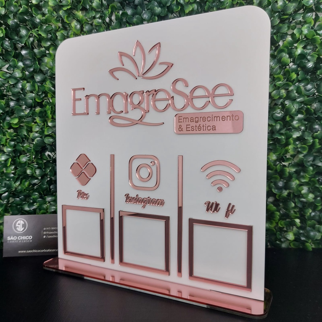 Placa QR Code Personalizada | Shopee Brasil