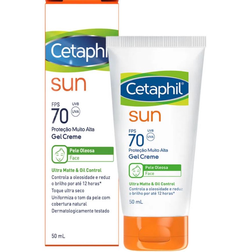 Protetor solar sun para pele oleosa fps 70 cetaphil 50ml | Shopee Brasil