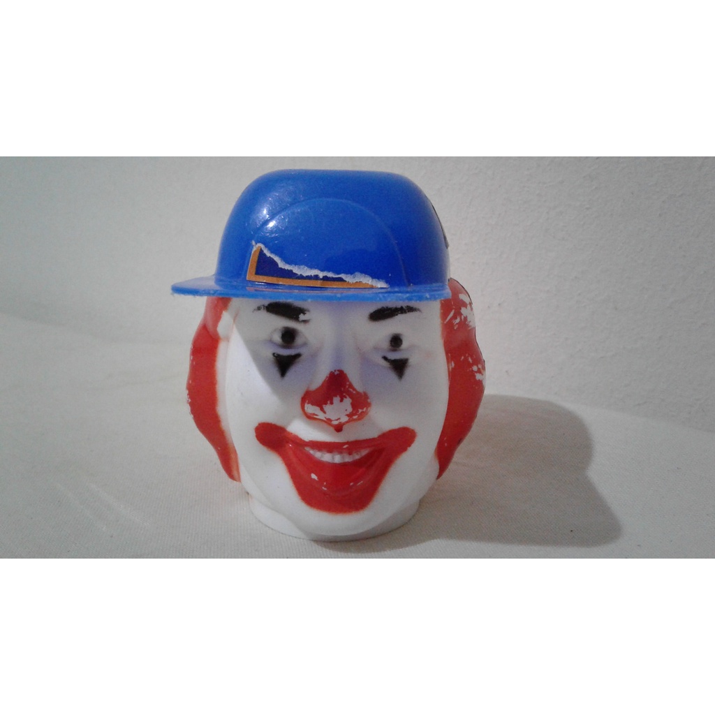 Mc lanche feliz antigo anos 2000 cabeça do Ronald Mc Donald | Shopee Brasil