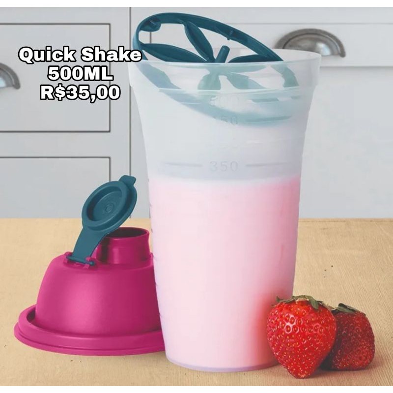 Quick Shake Tupperware - 500ML | Shopee Brasil