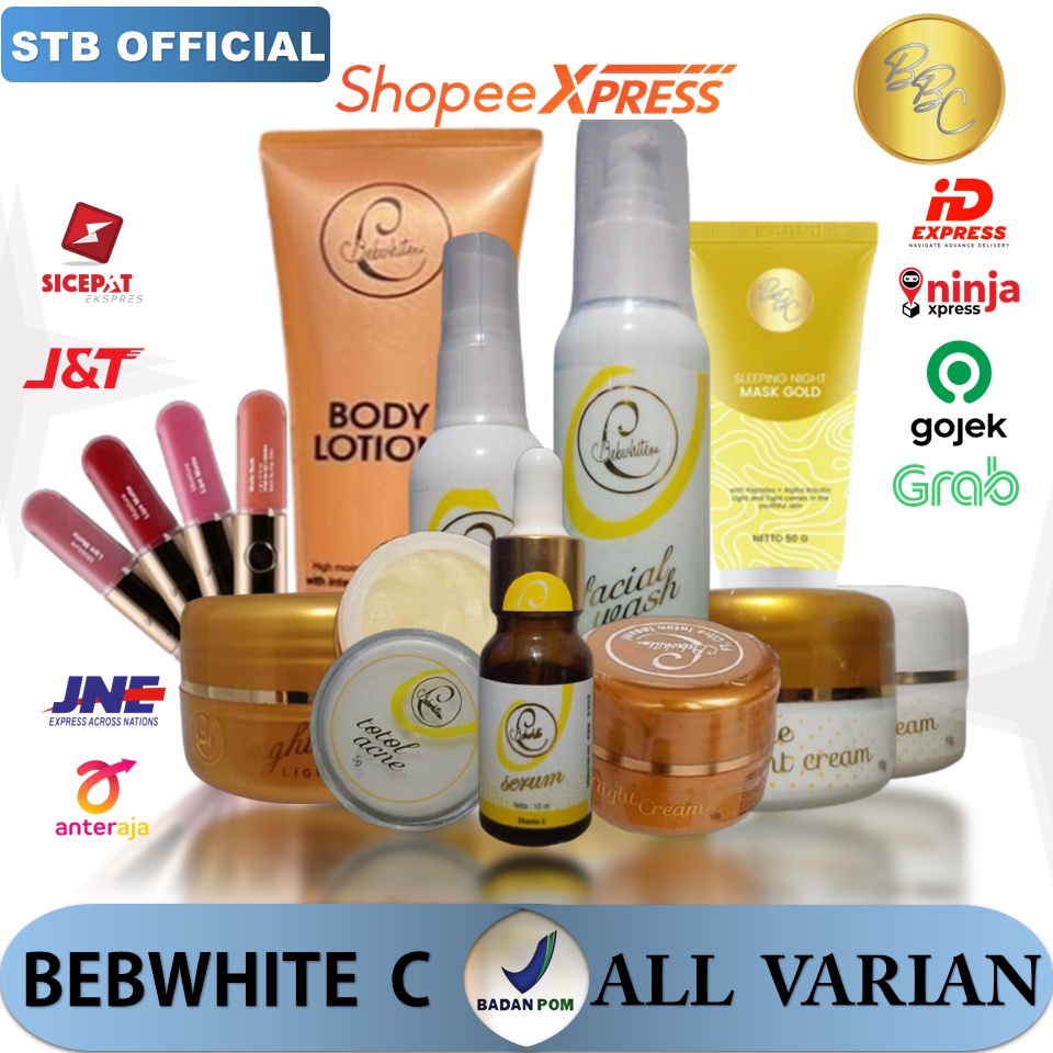 Bebwhite C SKINCARE Glow Pack/Original BBC Bbwhite Forte Acne Creme ...