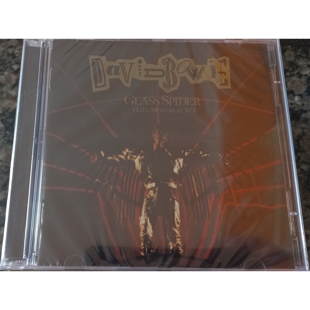 CD DUPLO DAVID BOWIE - GLASS SPIDER ( LIVE MONTREAL '87 ) - LACRADO | Shopee Brasil