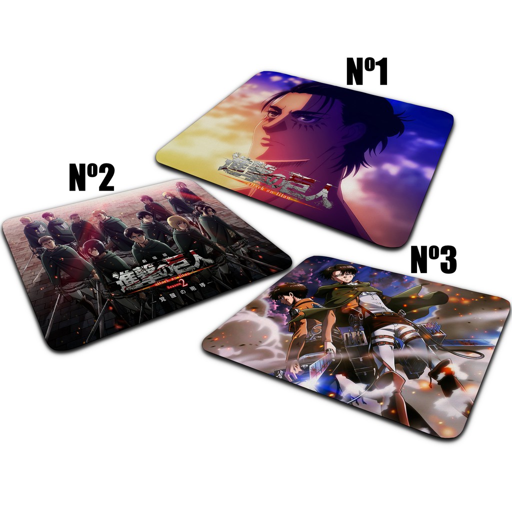 Mouse Pad Shingeki No Kyojin / Attack On Titan Eren / Anime Geek ...