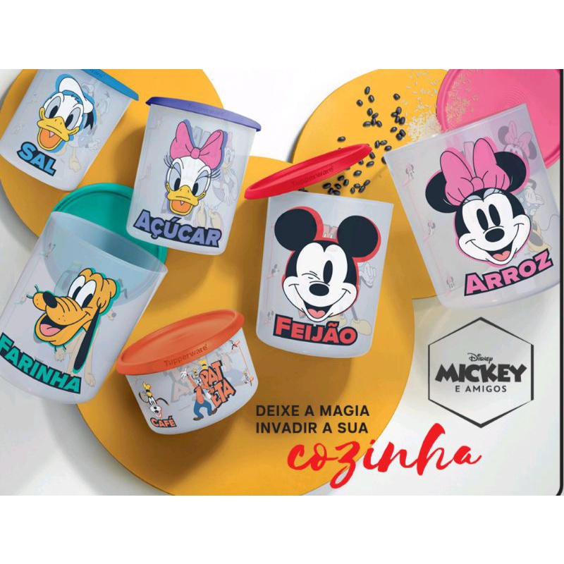 Linha de Mantimentos Disney Tupperware | Shopee Brasil