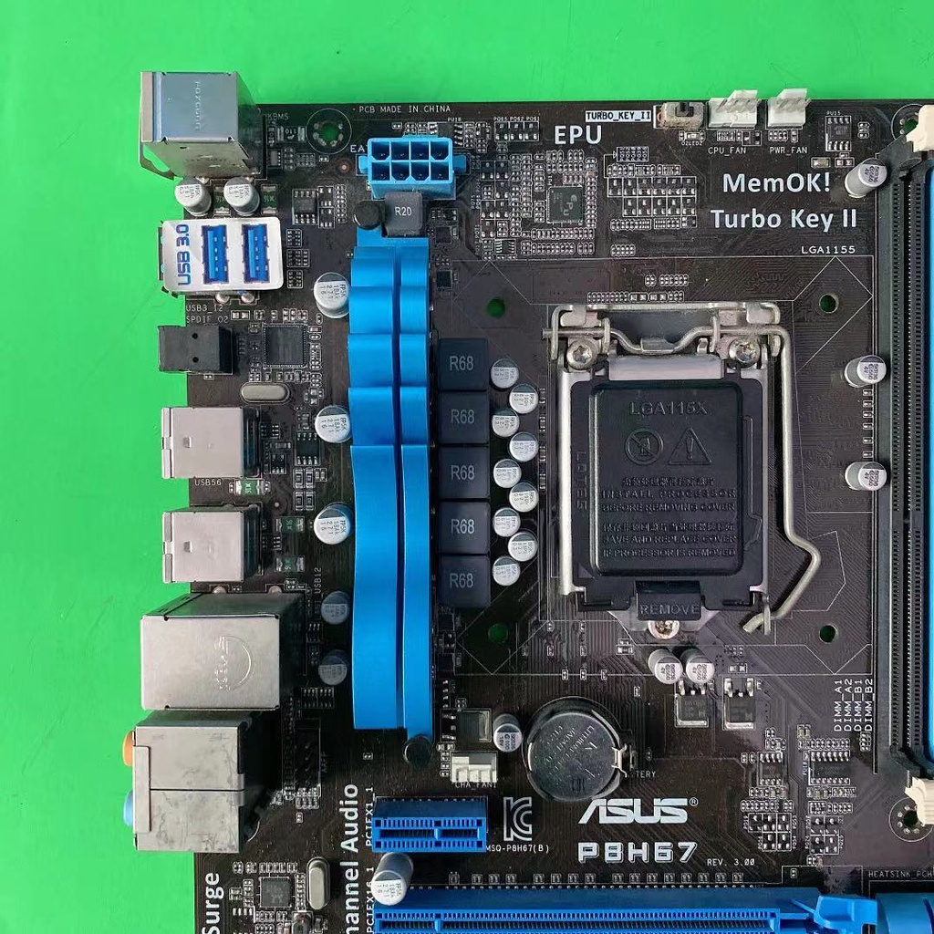 Asus P8H67 Desktop Motherboard H67 Socket LGA 1155 32G ATX Original ...