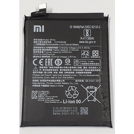 Bateria Redmi Mi 11 Lite BP42 Original Retirada | Shopee Brasil