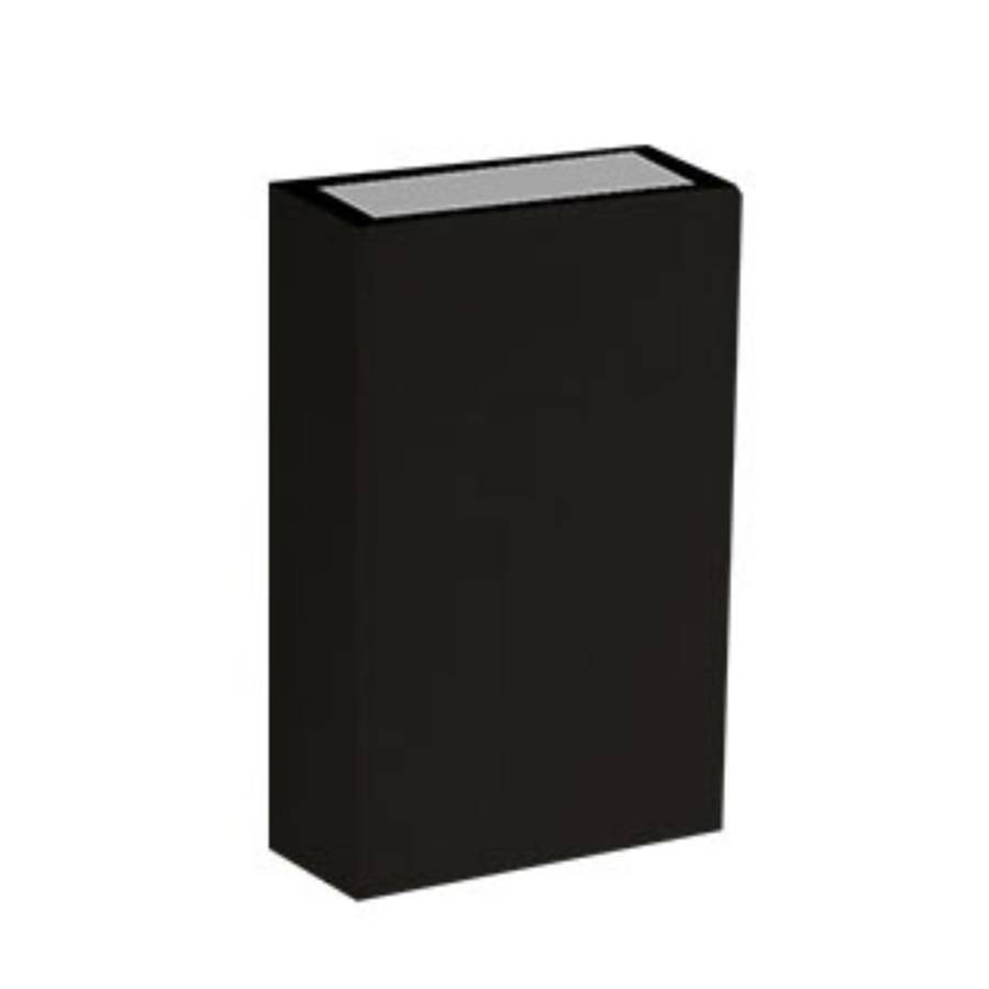 Arandela Nordecor Led Fit Preta 4W 3000K IP65 | Shopee Brasil