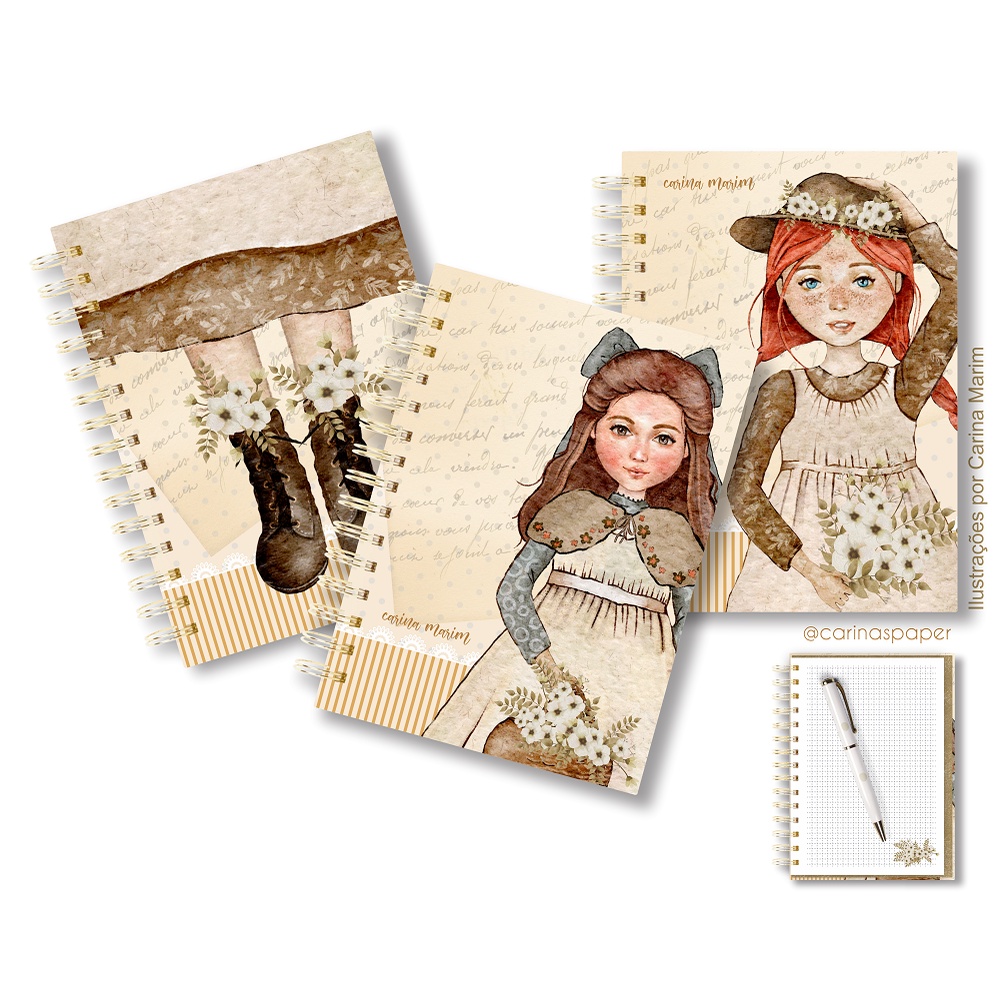 Caderno Anne | Shopee Brasil