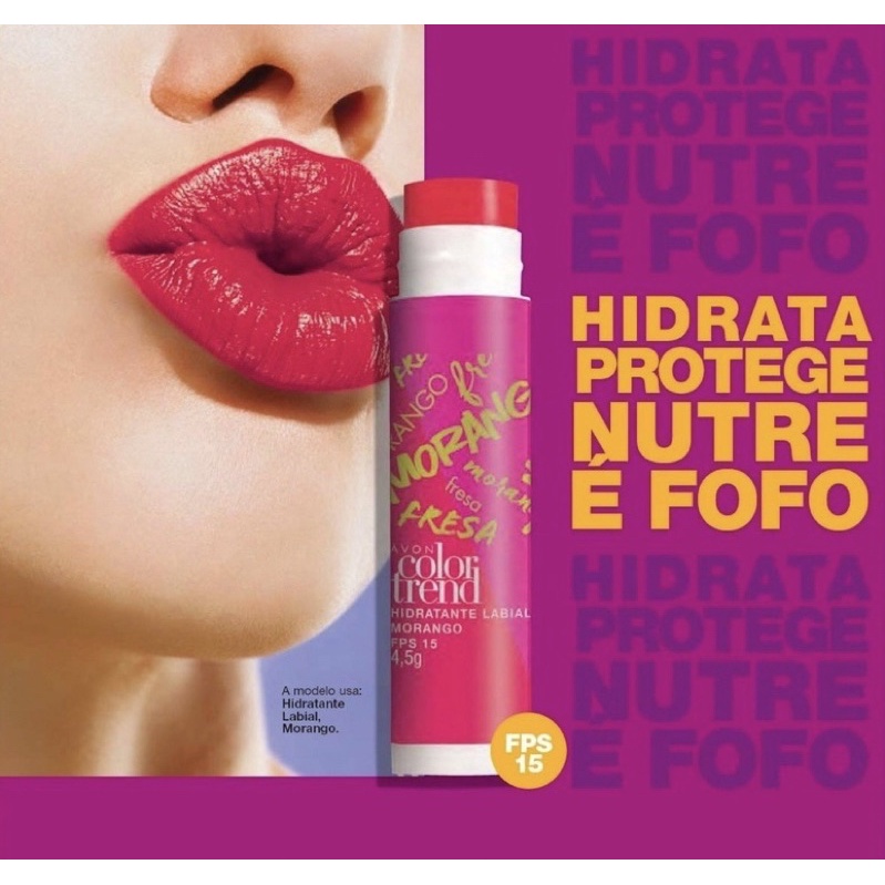 Hidratante Labial Color Trend FPS15 4,5g - Avon | Cores: Canela e ...