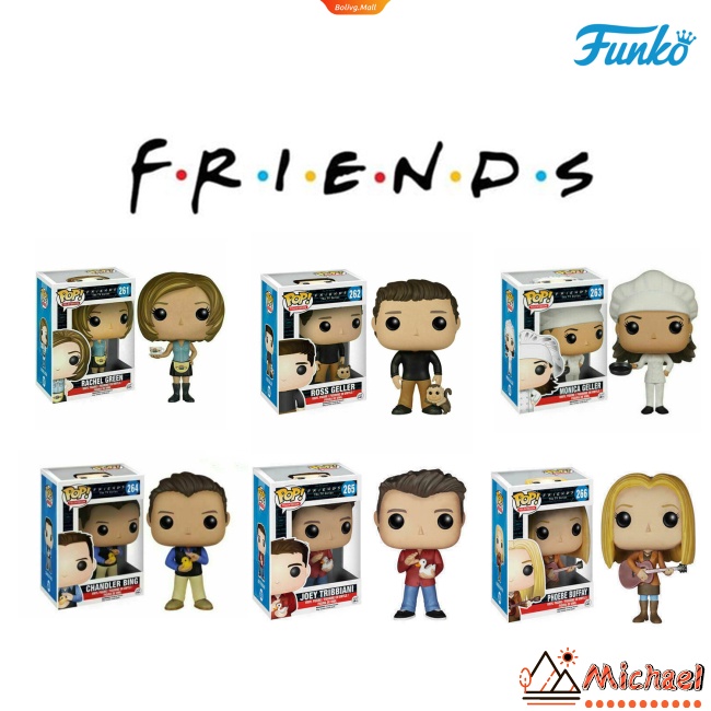 Funko Pop ! Television Friends-Rachel Ross Da Monica Chandler Bing Joey ...