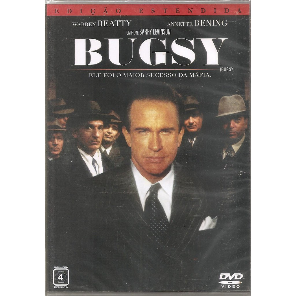 DVD DUPLO BUGSY - WARREN BEATTY ANNETTE BENING BEN KINGSLEY JOE ...