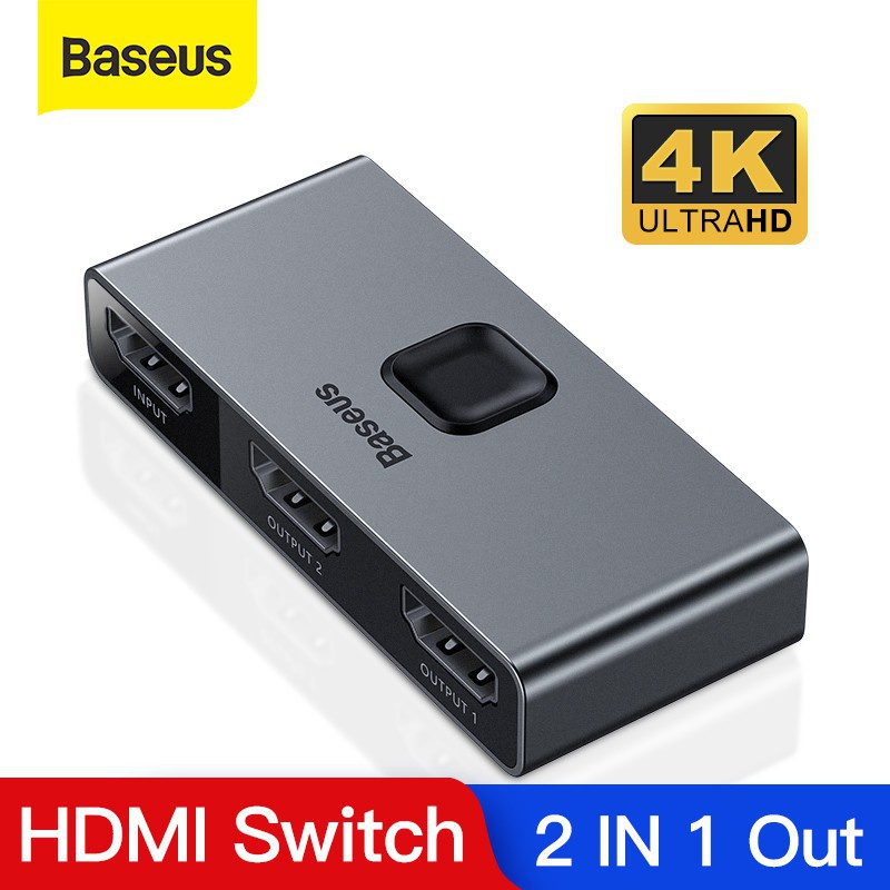 Baseus 2-in 1 or 1- in 2 HDR HDMI Splitter Bidirecional 4K 60Hz ...
