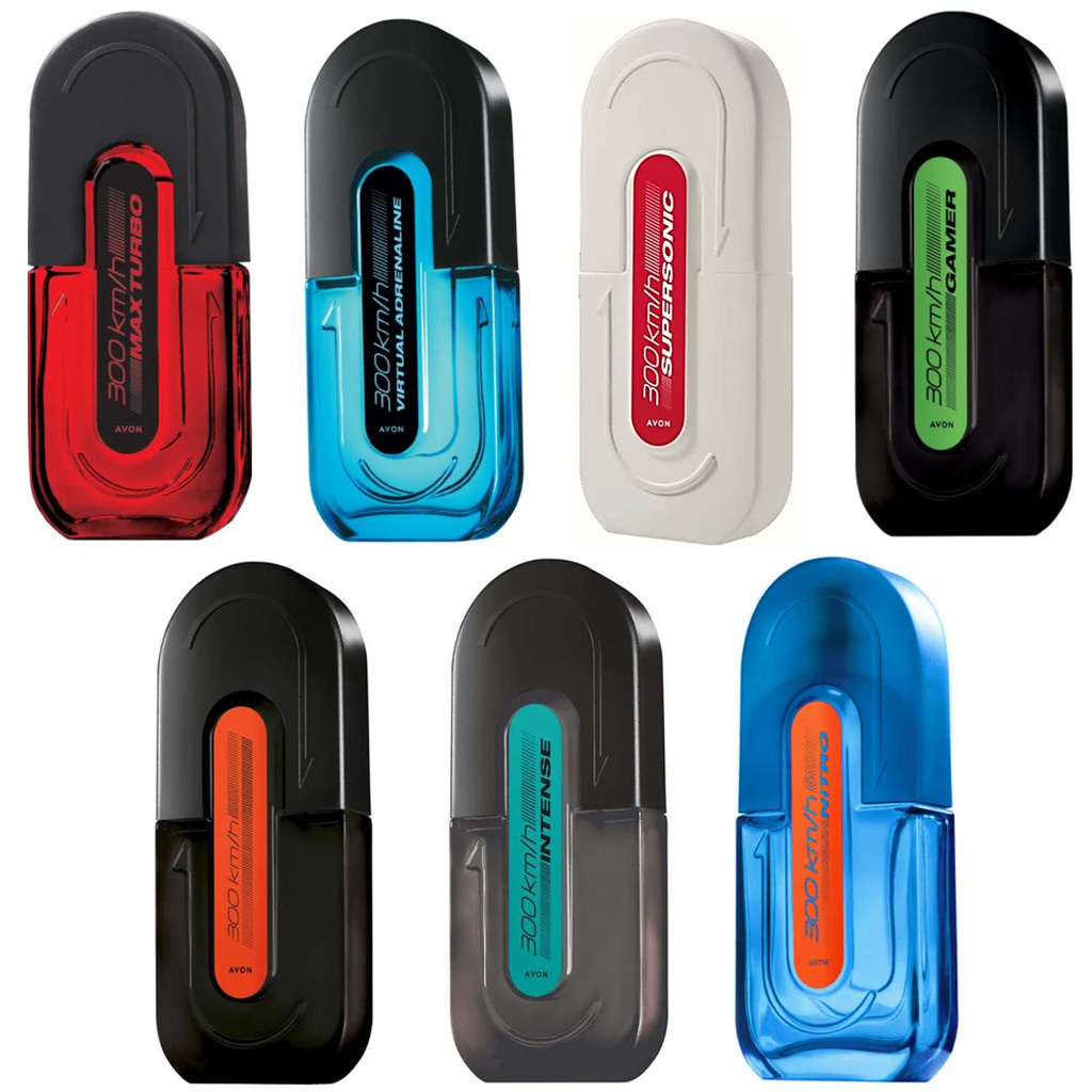 Colônia perfume 300 km/h Avon 100ml | Shopee Brasil