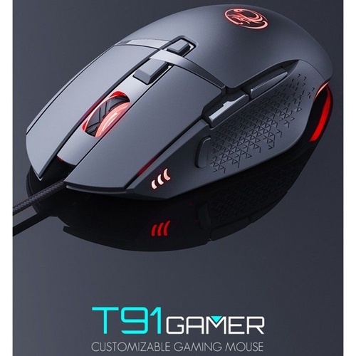 Mouse Gamer Hmaston Usb 7200 Dpi 8 Botões Led T91 Gamer | Shopee Brasil