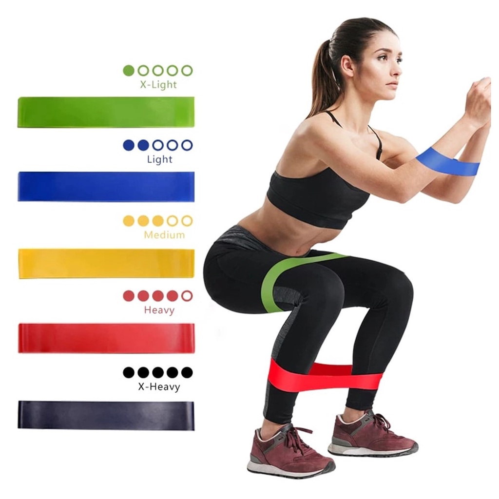 KIT Fita Elastica Funcional Ginastica Em Casa Fisioterapia Fit Mini ...