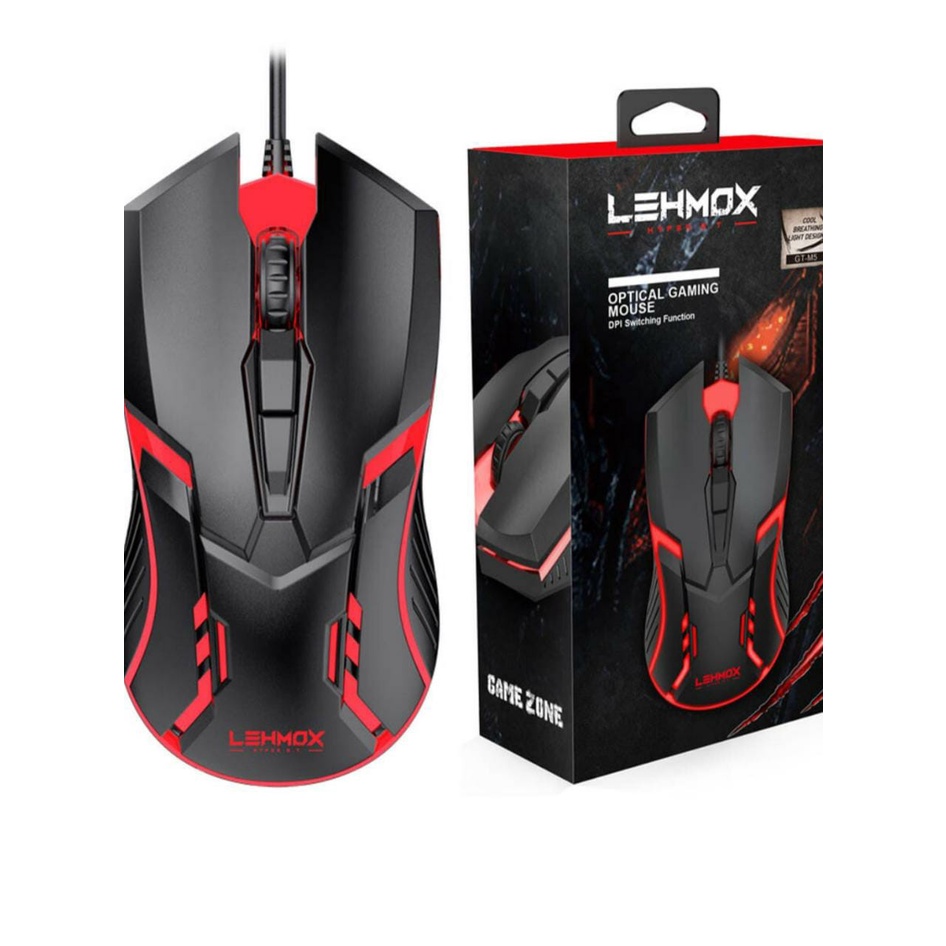 Mouse Gamer USB LED Hyper 1200 DPI LEHMOX - GT-M5 | Shopee Brasil